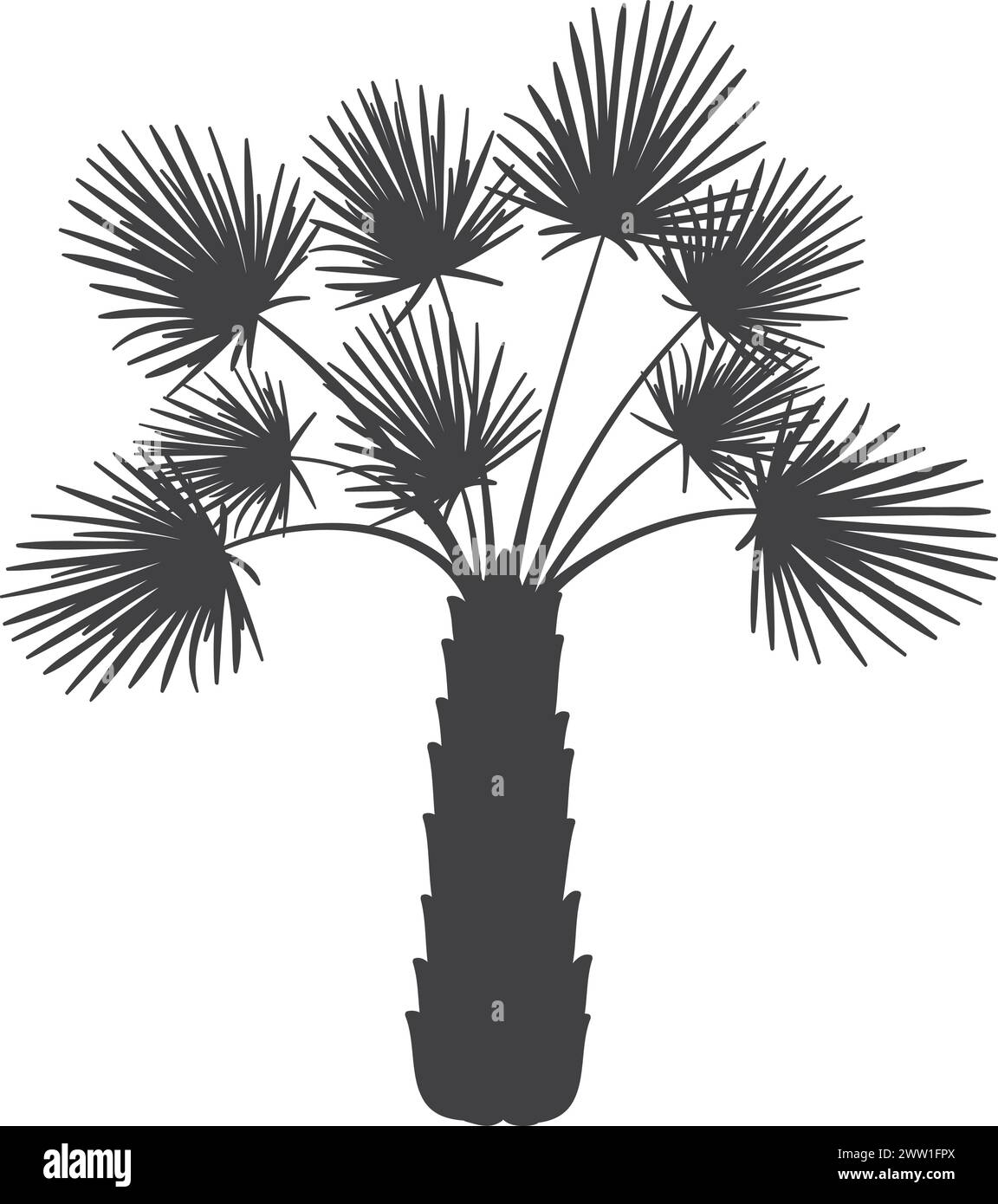 Exotic palm black silhouette. Tropical plant icon Stock Vector Image ... Exotic palm black silhouette. Tropical plant icon Stock Vector Image ...