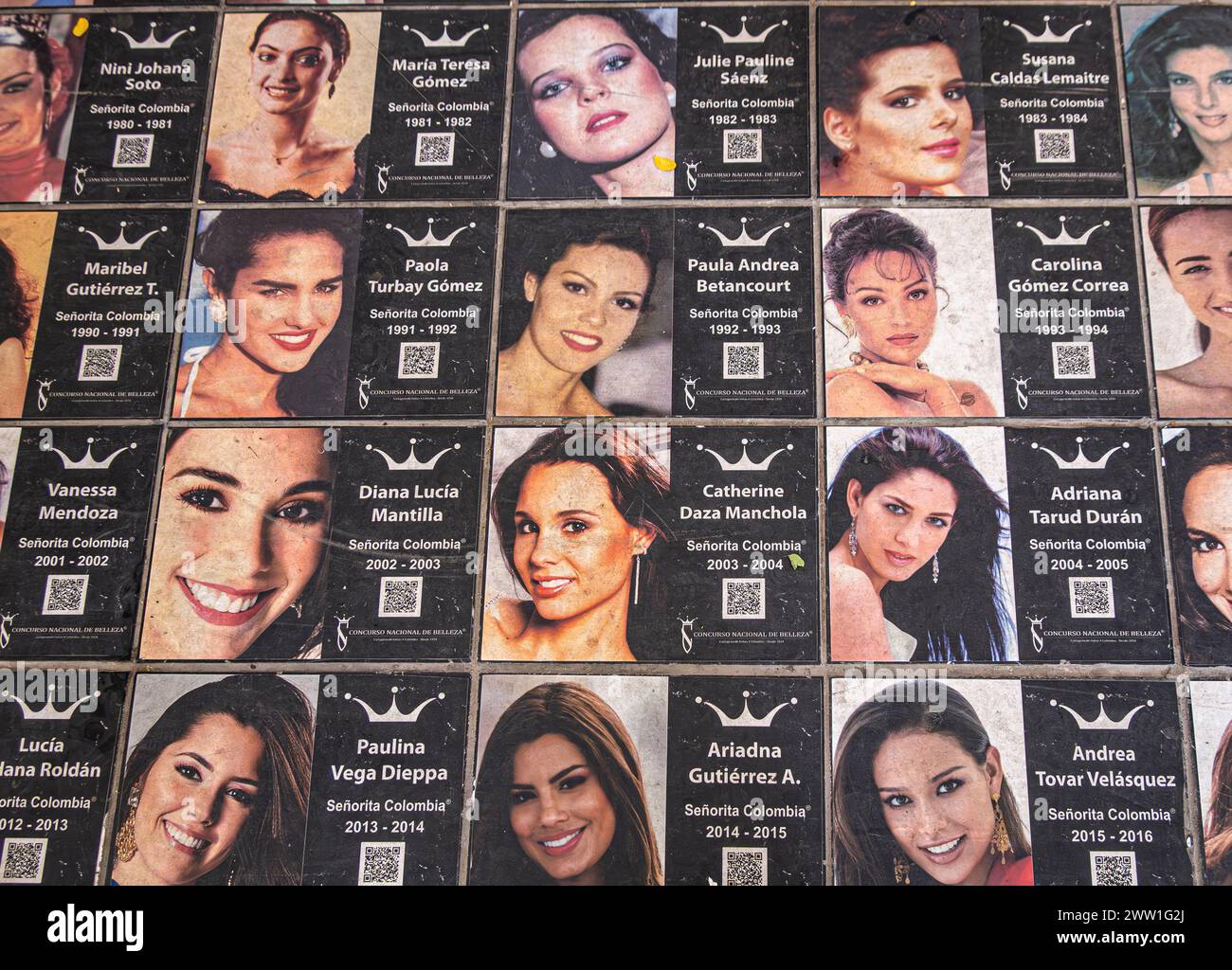 Cartagena, Colombia - July 25, 2023: Billboard featuring Miss Colombia ...