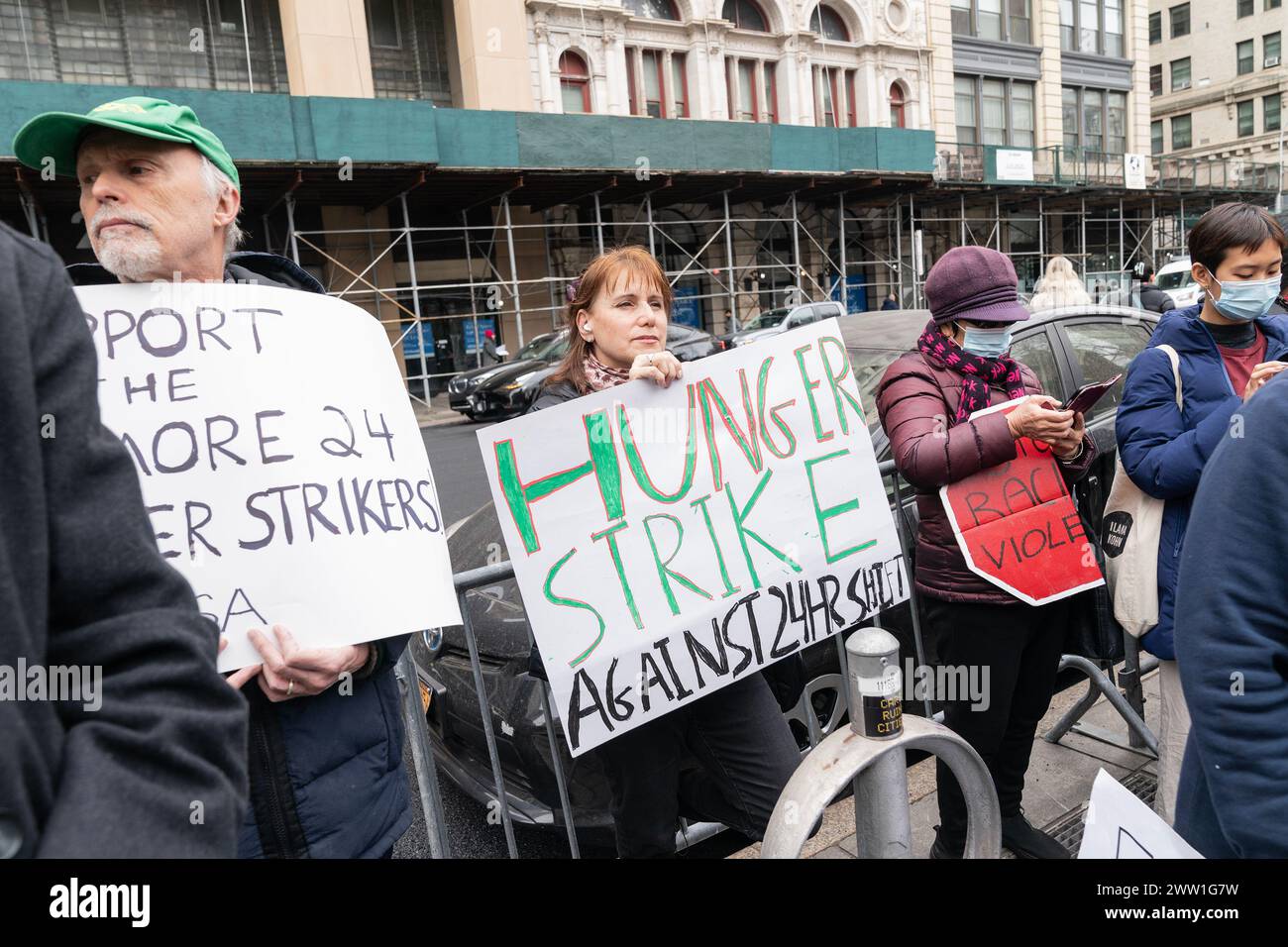 Activists, healthcare workers, home attendants rally outside of City ...