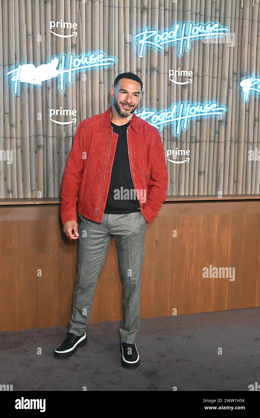 Jay Hieron attends the New York Premiere of "Roadhouse" at Jazz at ...