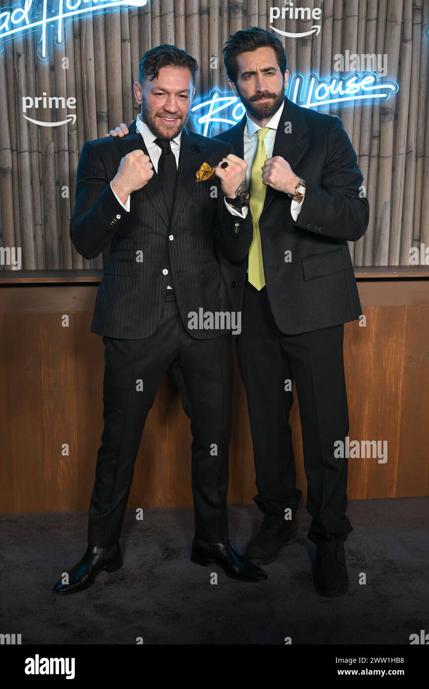 Conor McGregor and Jake Gyllenhaal Stock Photo - Alamy