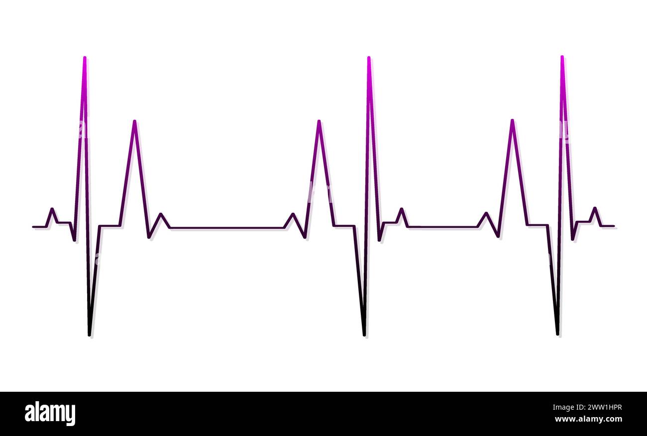 ECG heart beat line icon symbol, Heart beat pulse hospital logo sign ...