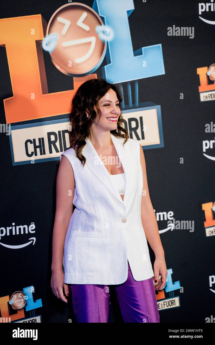 ROME, ITALY - MARCH 20: Chiara Anicito attends the premiere for "LOL4 ...