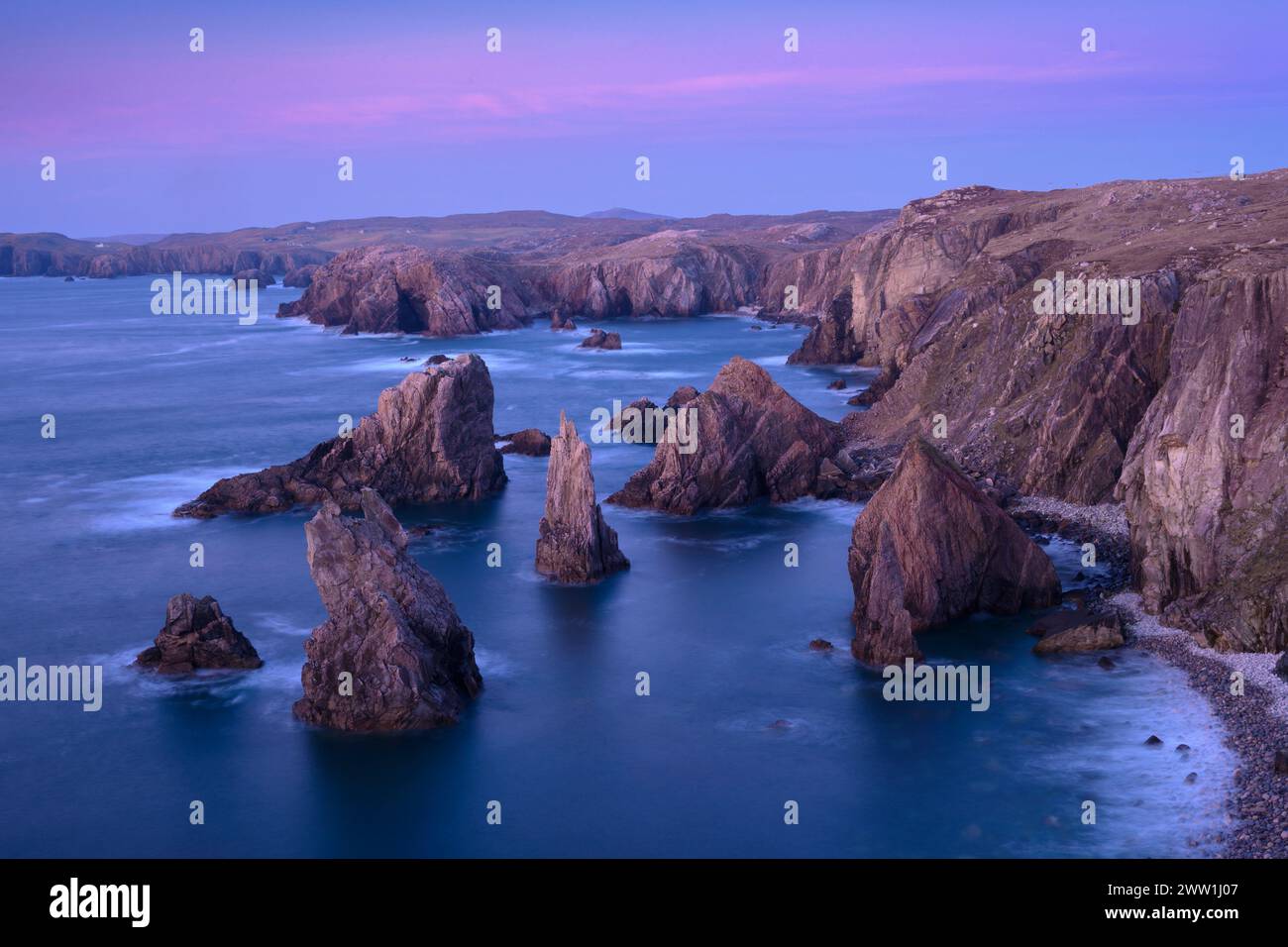 Mangersta Sea Stacks, Isle of Lewis and Harris, Outer Hebrides ...