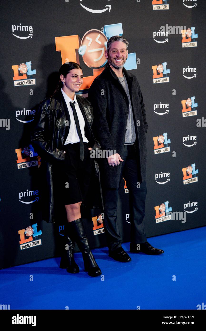 ROME, ITALY - MARCH 20: Federica Zacchia and Edoardo Tavassi attends ...