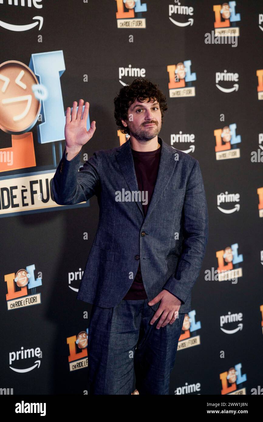 ROME, ITALY - MARCH 20: Frank Matano attends the premiere for "LOL4" at ...
