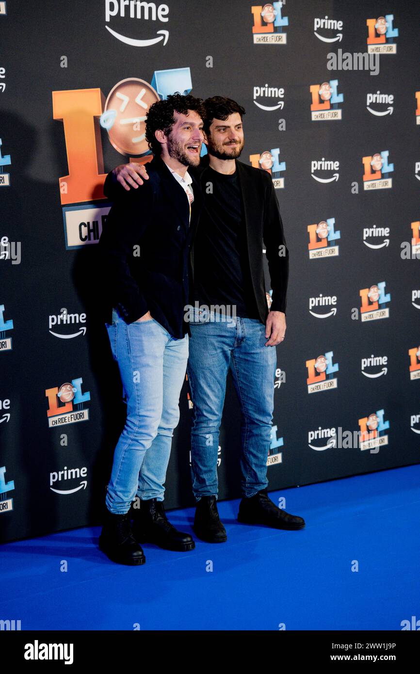 ROME, ITALY - MARCH 20: Le Coliche attends the premiere for "LOL4" at ...