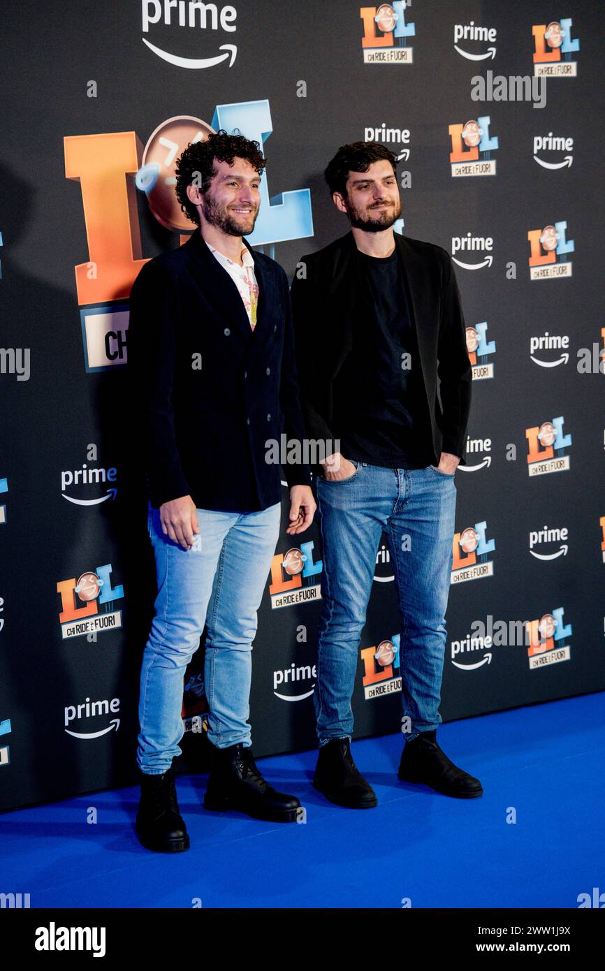 ROME, ITALY - MARCH 20: Le Coliche attends the premiere for "LOL4" at ...