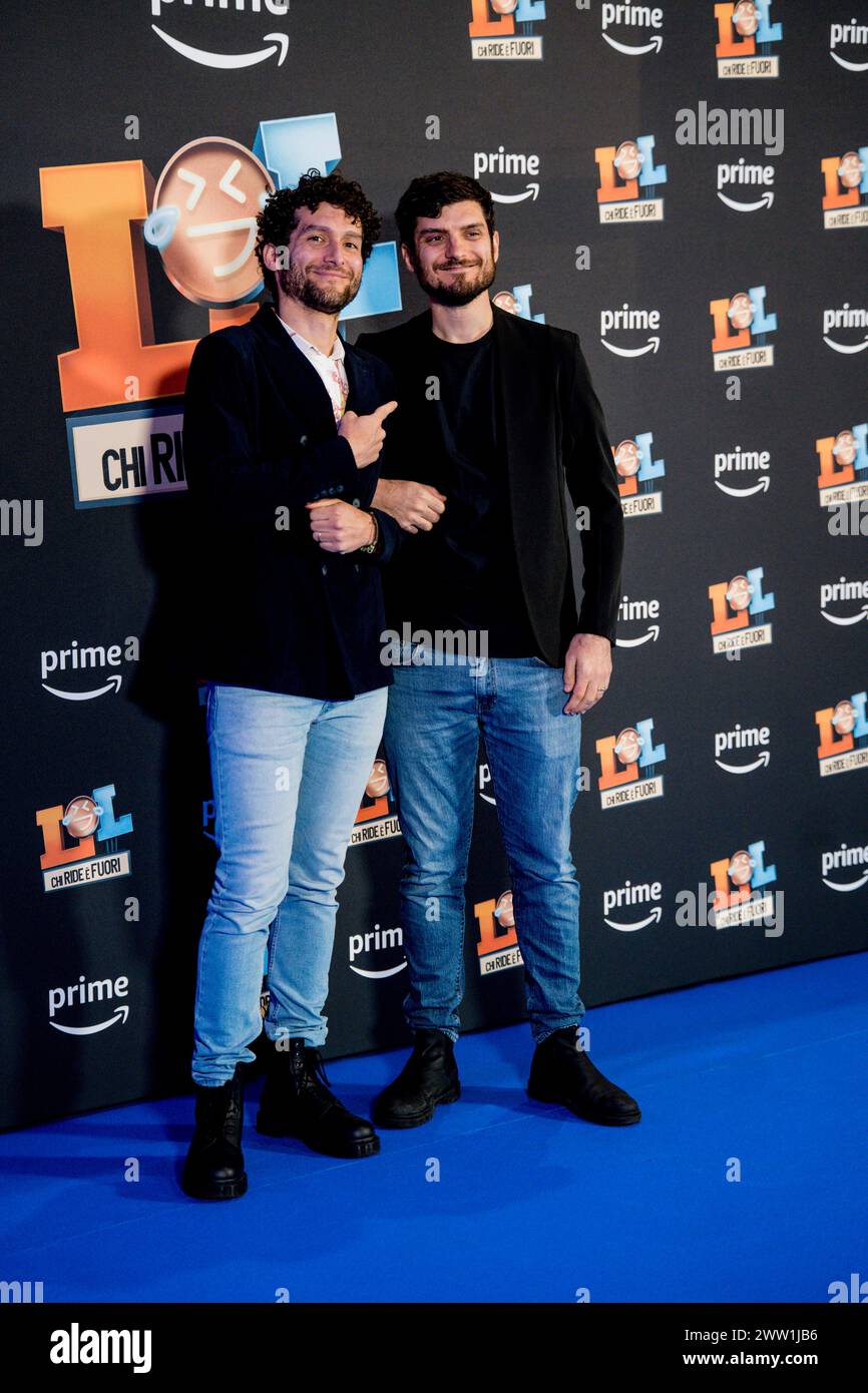 ROME, ITALY - MARCH 20: Le Coliche attends the premiere for "LOL4" at ...