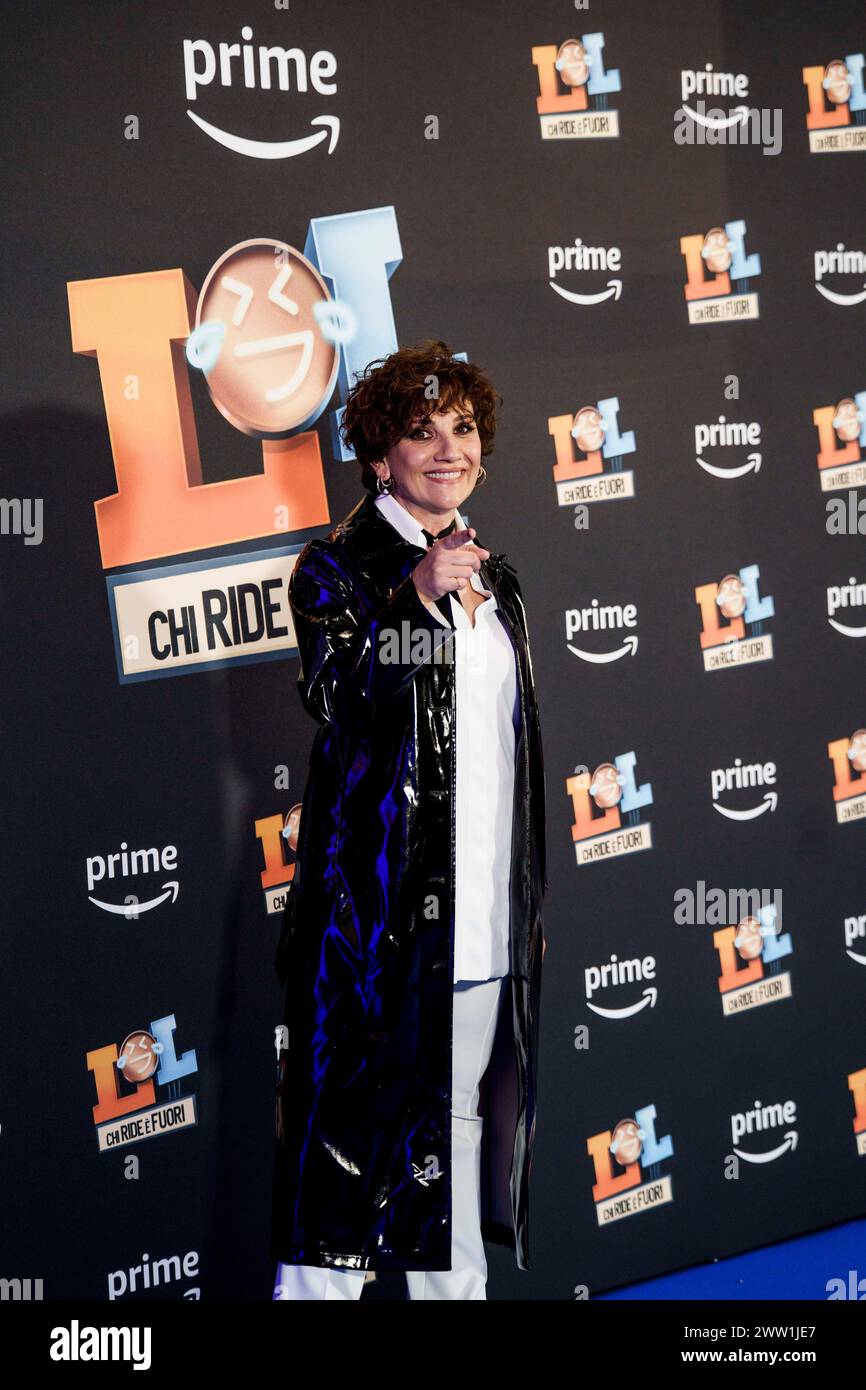 ROME, ITALY - MARCH 20: Lucia Ocone attends the premiere for "LOL4" at ...