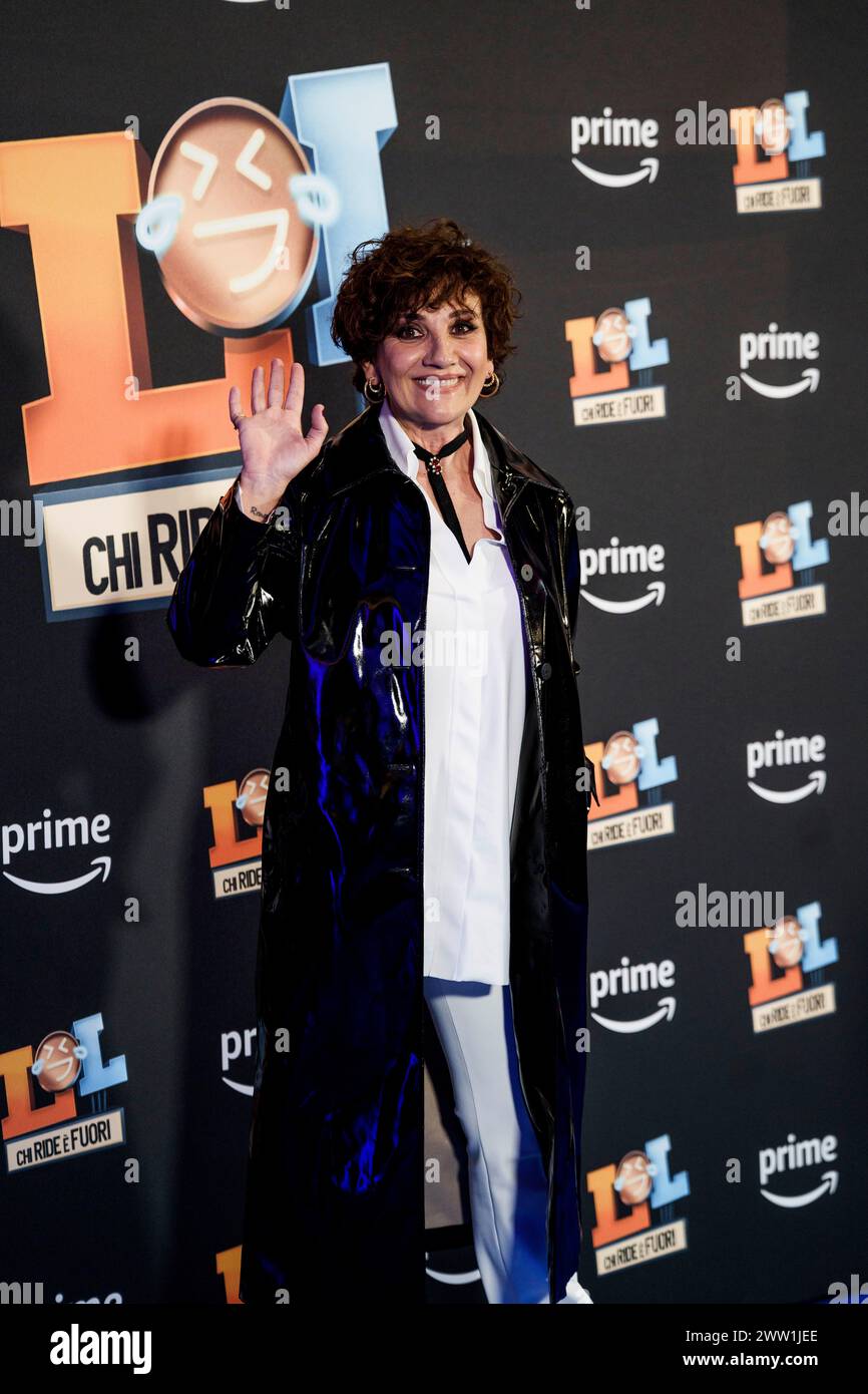 ROME, ITALY - MARCH 20: Lucia Ocone attends the premiere for "LOL4" at ...