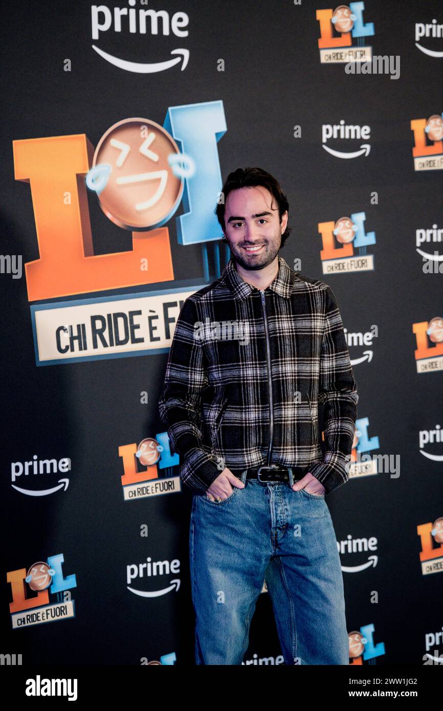 ROME, ITALY - MARCH 20: Matto Varini attends the premiere for "LOL4" at ...