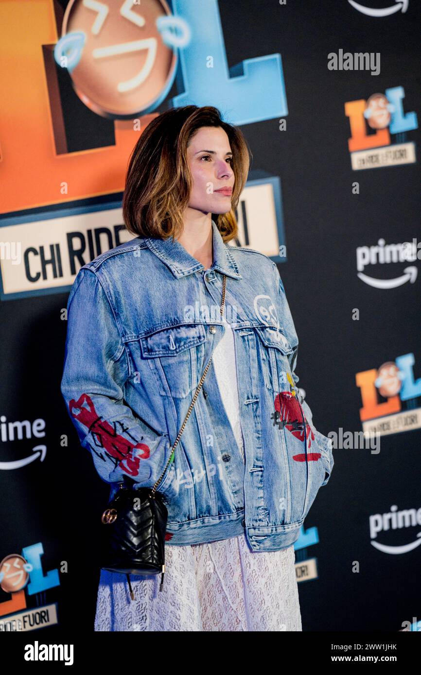 ROME, ITALY - MARCH 20: Monica Volpe attends the premiere for "LOL4" at ...