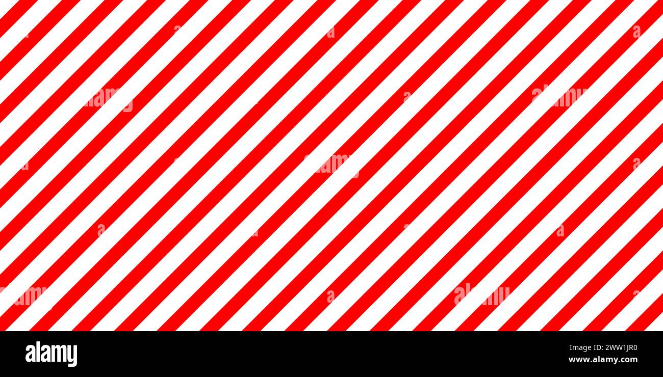 Warning striped rectangular background. Red and White stripes on the ...
