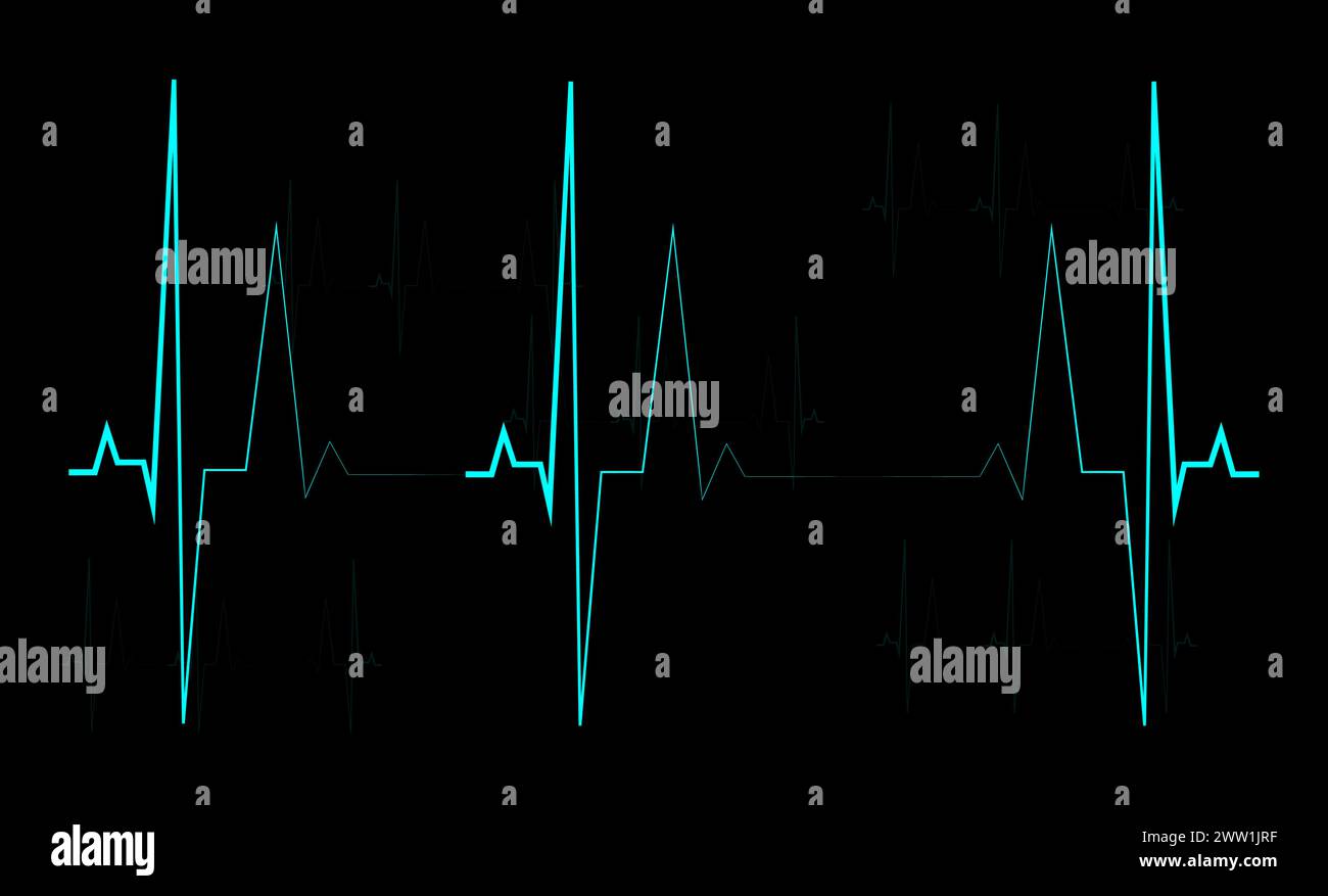ECG heart beat line icon symbol, Heart beat pulse hospital logo sign. Vector Stock Vector Image ...