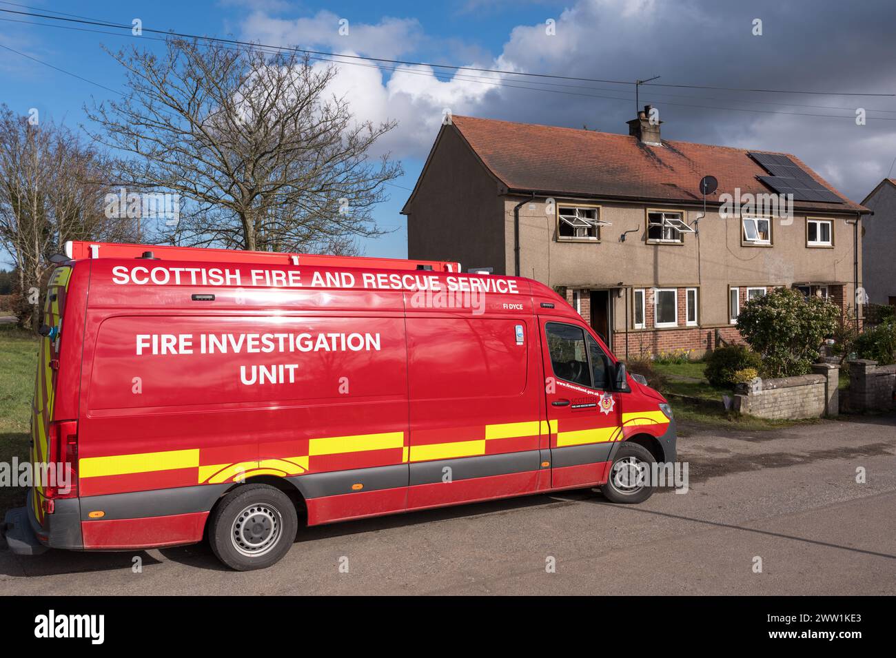 Connage Cottages, Rathven, Buckie, Moray, UK. 20th Mar, 2024. This is ...