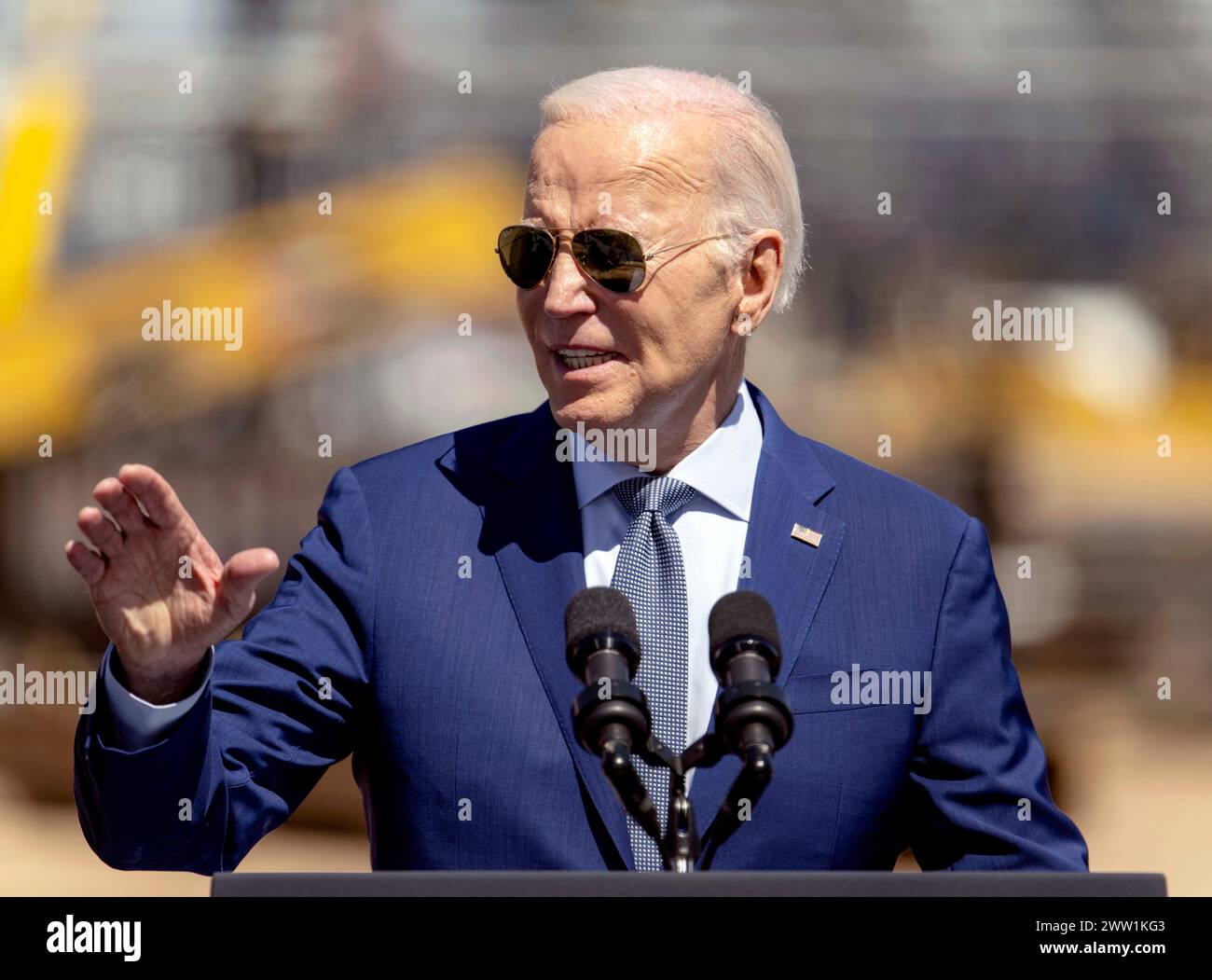 Chandler, Arizona, USA. 20th Mar, 2024. During a visit to Intel's ...