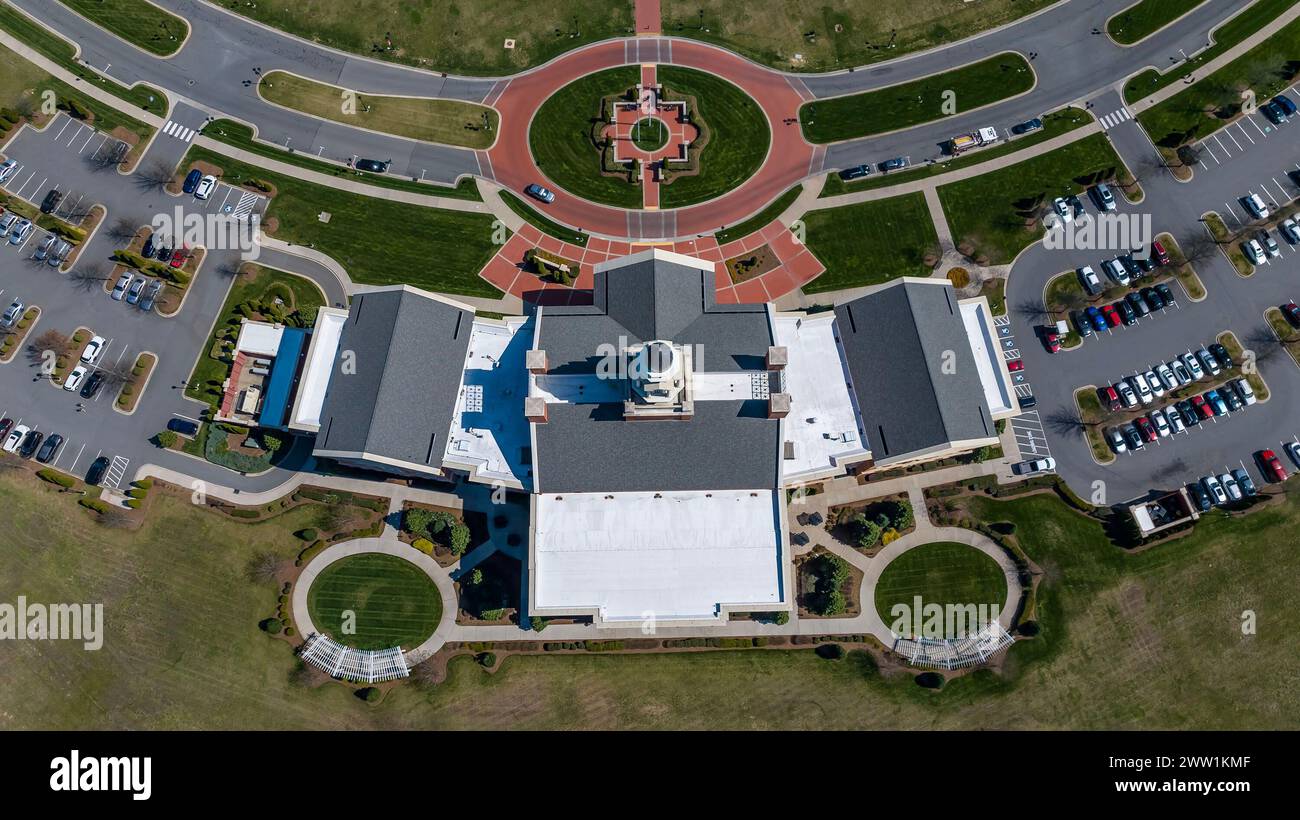 Kannapolis, Nc, USA. 20th Mar, 2024. Aerial view: Kannapolis, NC ...