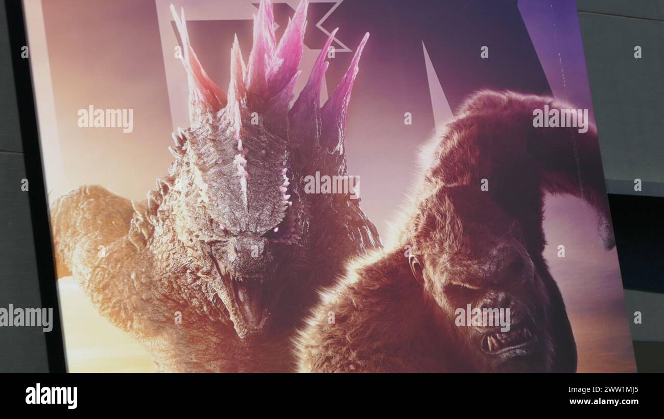 Los Angeles, California, USA 20th March 2024 Godzilla X Kong The New ...