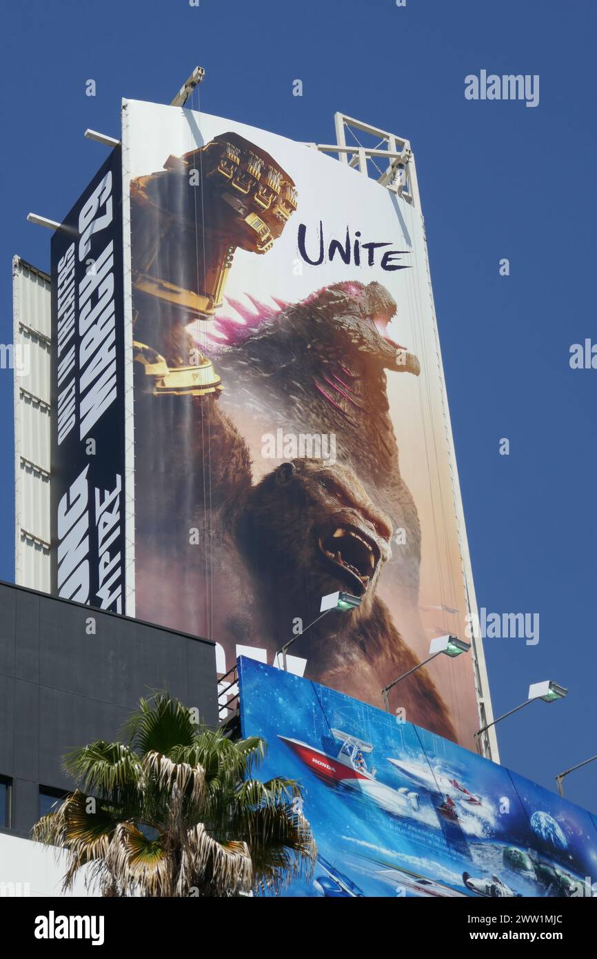 Los Angeles, California, USA 20th March 2024 Godzilla X Kong The New ...