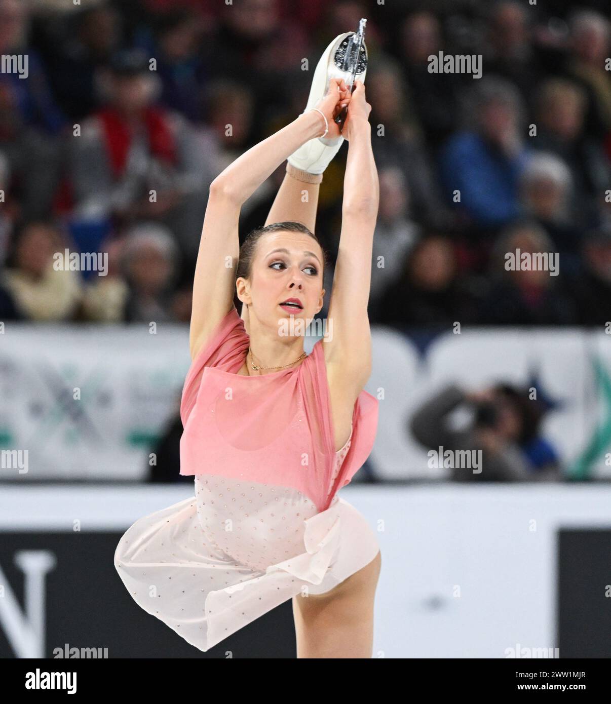 Montreal, Canada. 20th Mar, 2024. Livia Kaiser of Switzerland performs ...