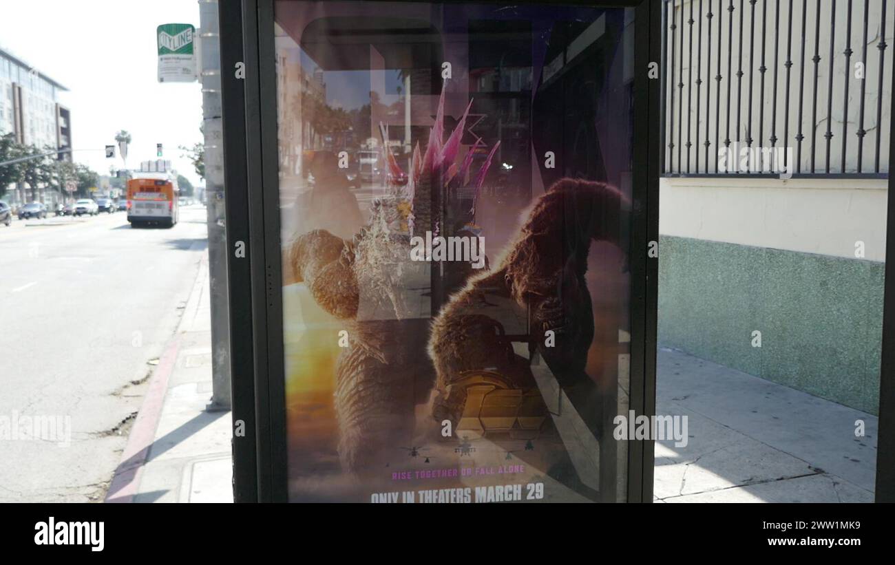 Los Angeles, California, USA 20th March 2024 Godzilla X Kong The New ...