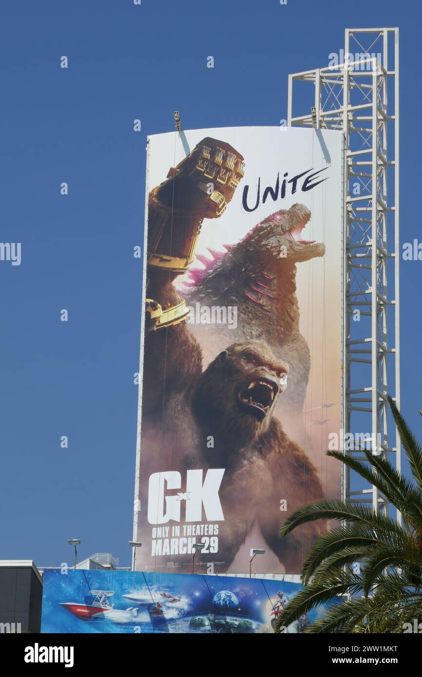 Los Angeles, California, USA 20th March 2024 Godzilla X Kong The New ...