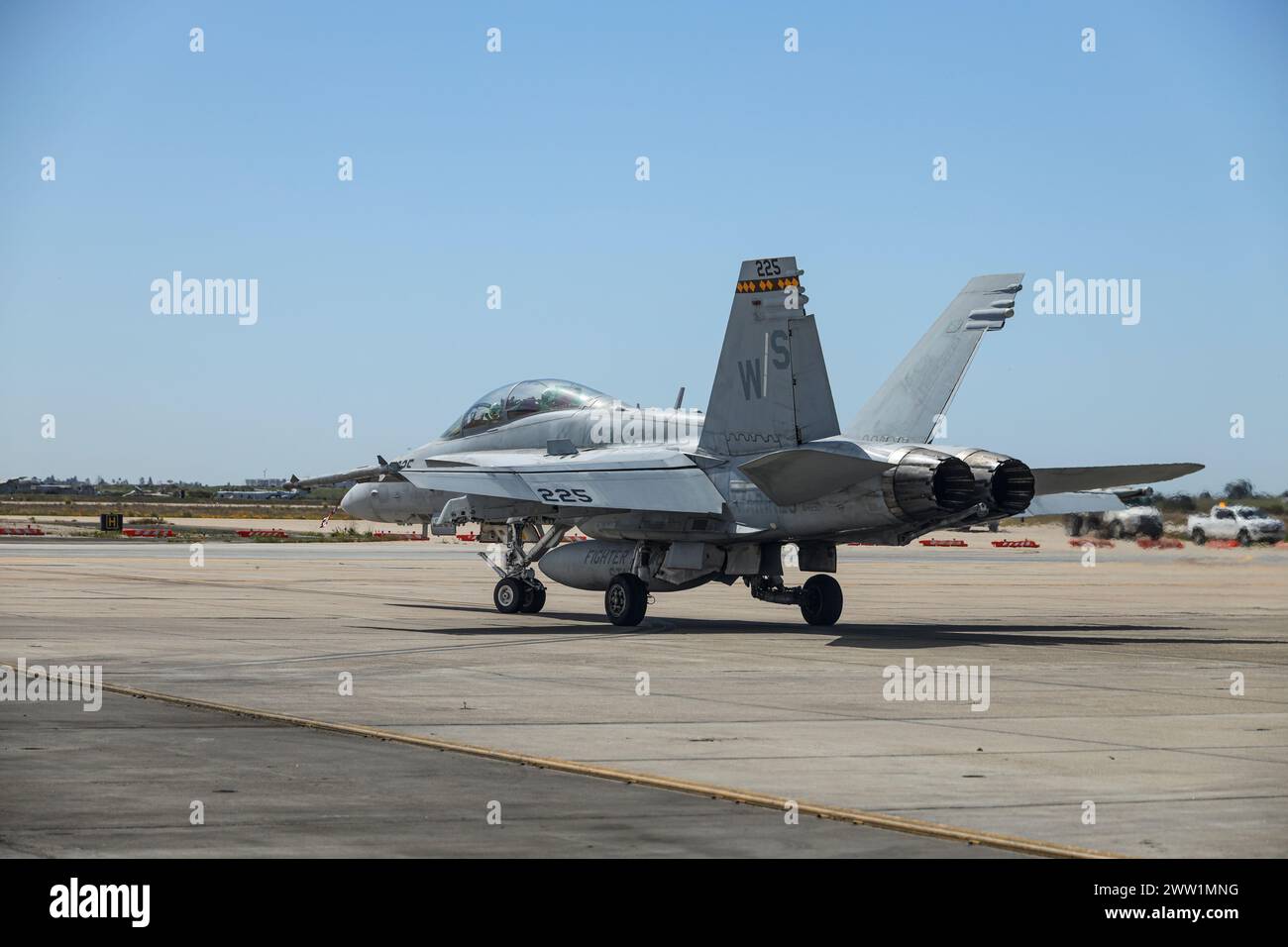 A U.S. Marine Corps F/A-18D Hornet assigned to Marine Fighter Attack ...