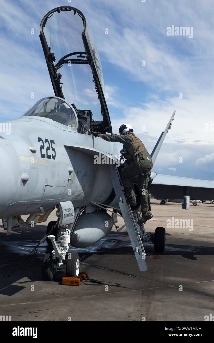 U.S. Marine Corps Capt. Michael Logrande, a student weapons systems ...