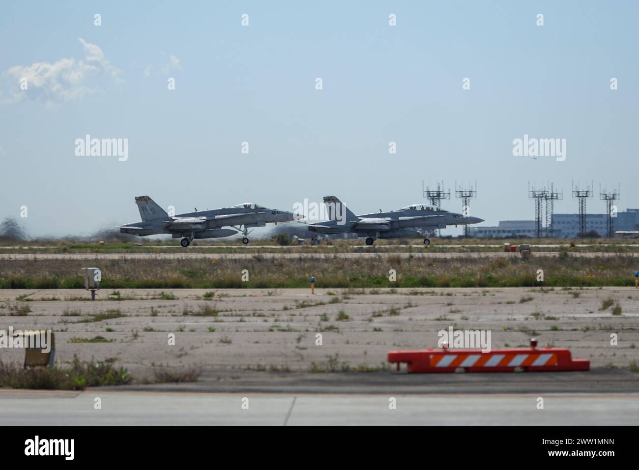 U.S. Marine Corps F/A-18D Hornets assigned to Marine Fighter Attack ...