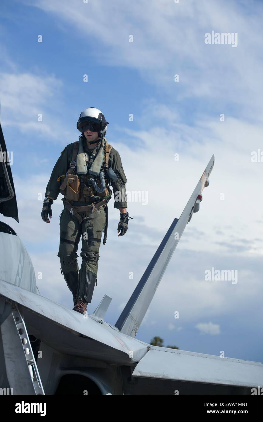 U.S. Marine Corps Capt. Michael Logrande, a student weapons systems ...