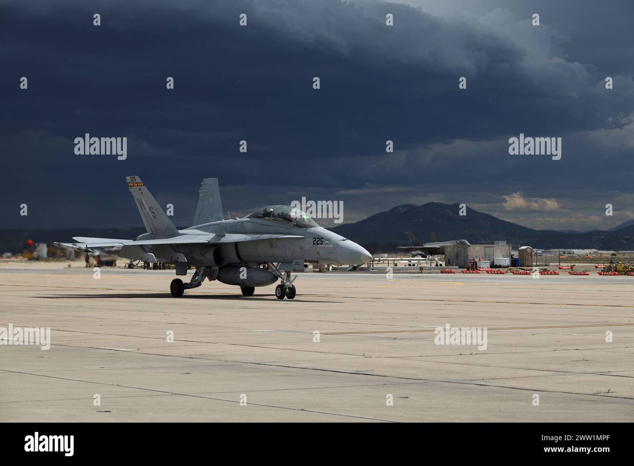 A U.S. Marine Corps F/A-18D Hornet assigned to Marine Fighter Attack ...