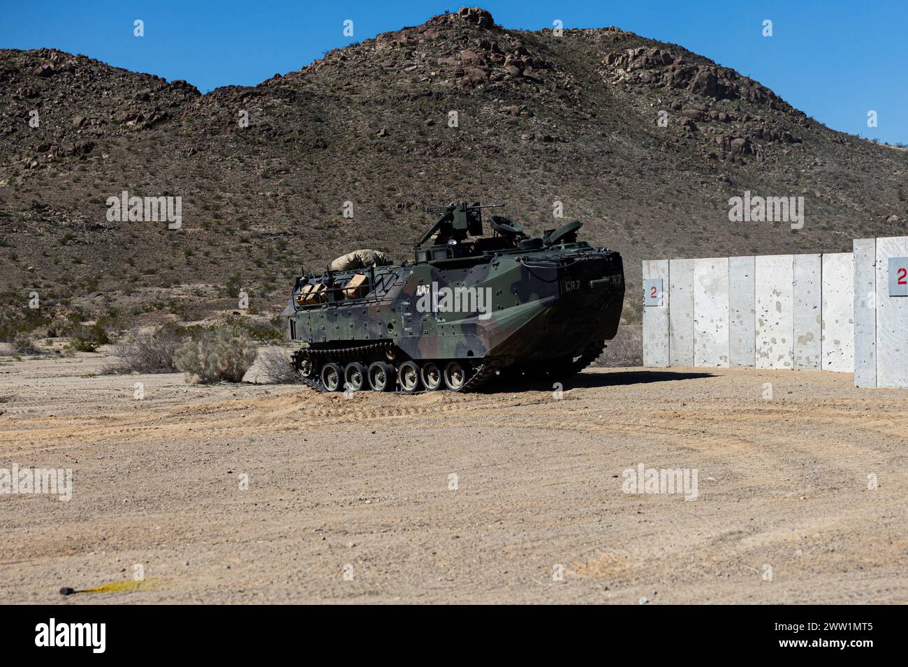 U.S. Marine Corps Assault Amphibious Vehicle assigned to 2nd Assault ...