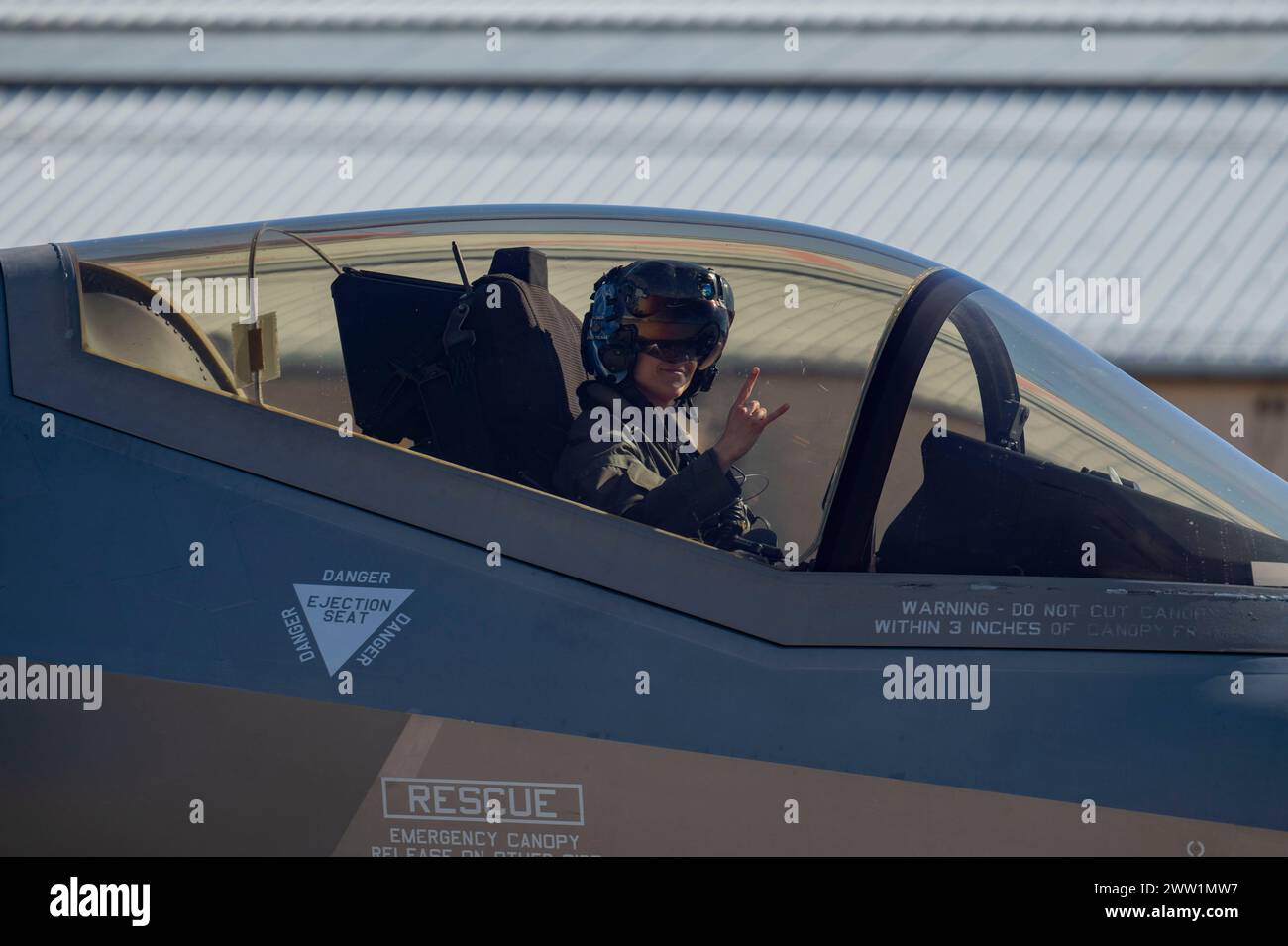 U.S. Air Force Capt. Melanie “MACH” Kluesner, the F-35A Lightning II ...