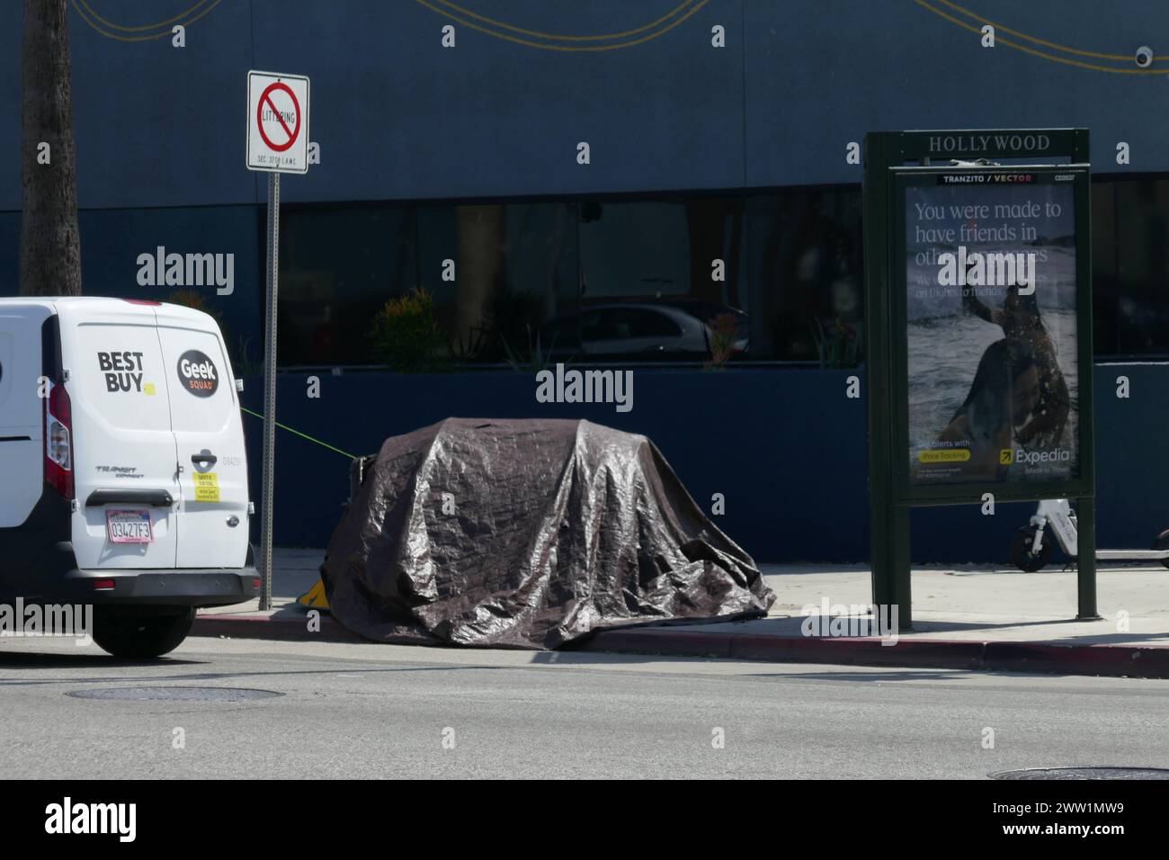 Los Angeles, California, USA 20th March 2024 Homeless Tents Camp on ...