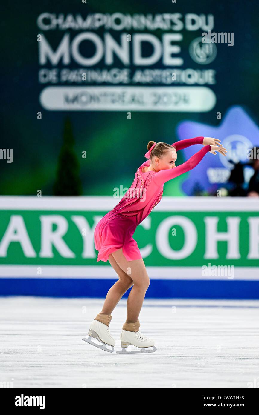 Mariia SENIUK (ISR), during Women Short Program, at the ISU World ...