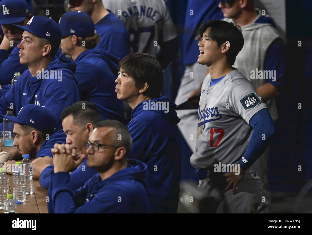 A picture shows Shohei Ohtani, MLB Los Angeles Dodgers' Japanese ...