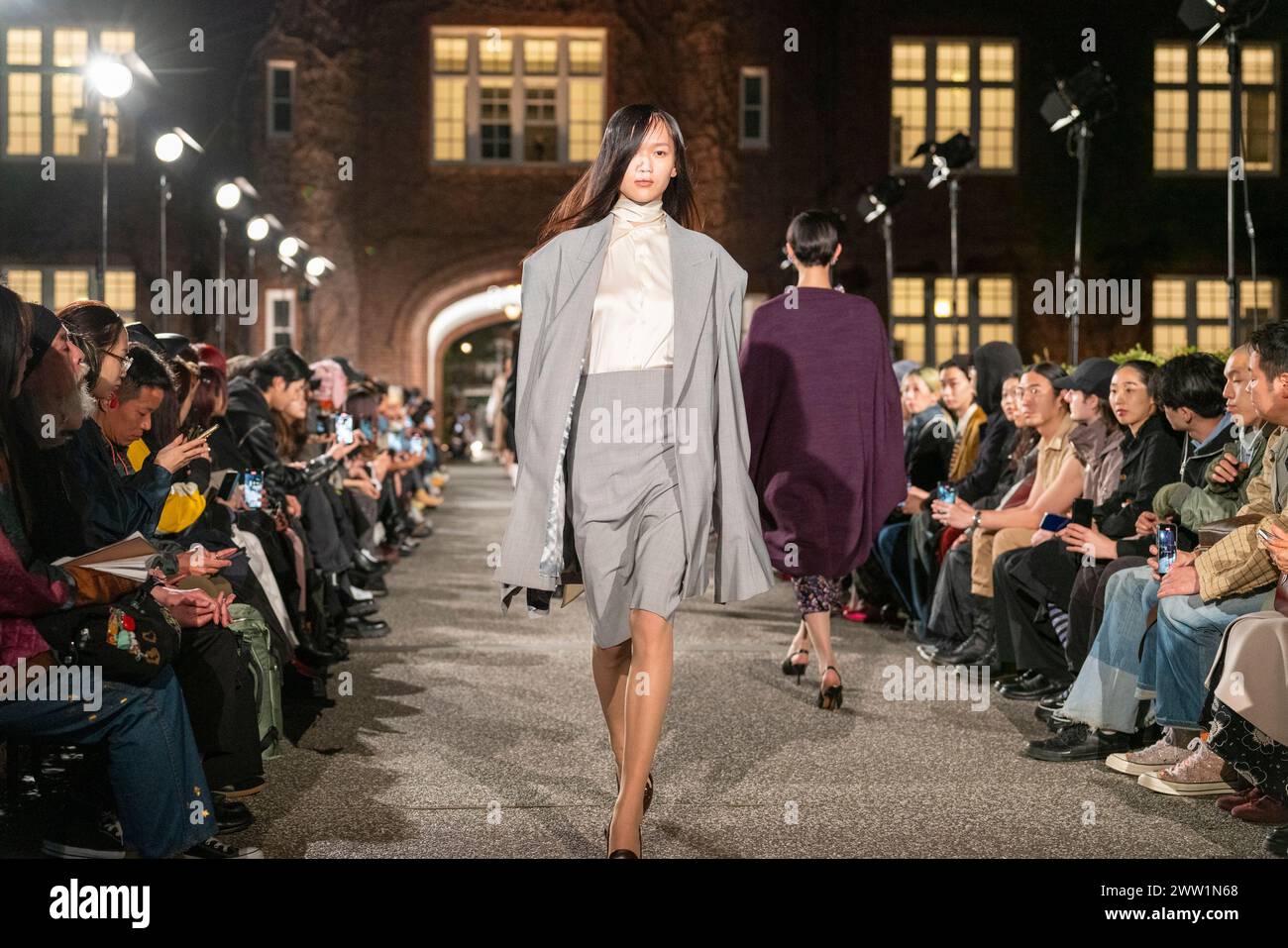 Tokyo, Japan. 17th Mar, 2024. Runway model, March 17, 2024 - Rakuten ...