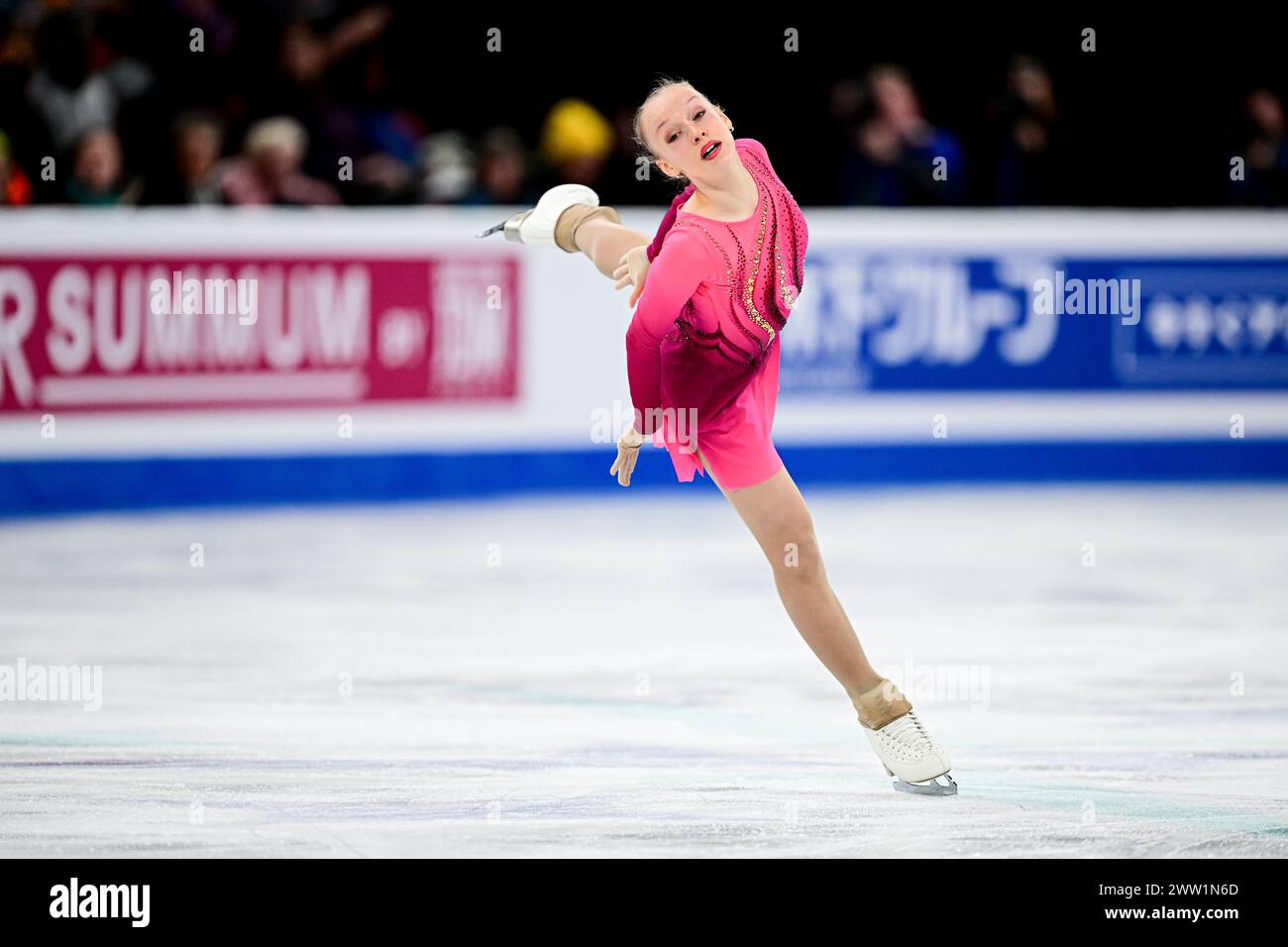 Mariia SENIUK (ISR), during Women Short Program, at the ISU World ...