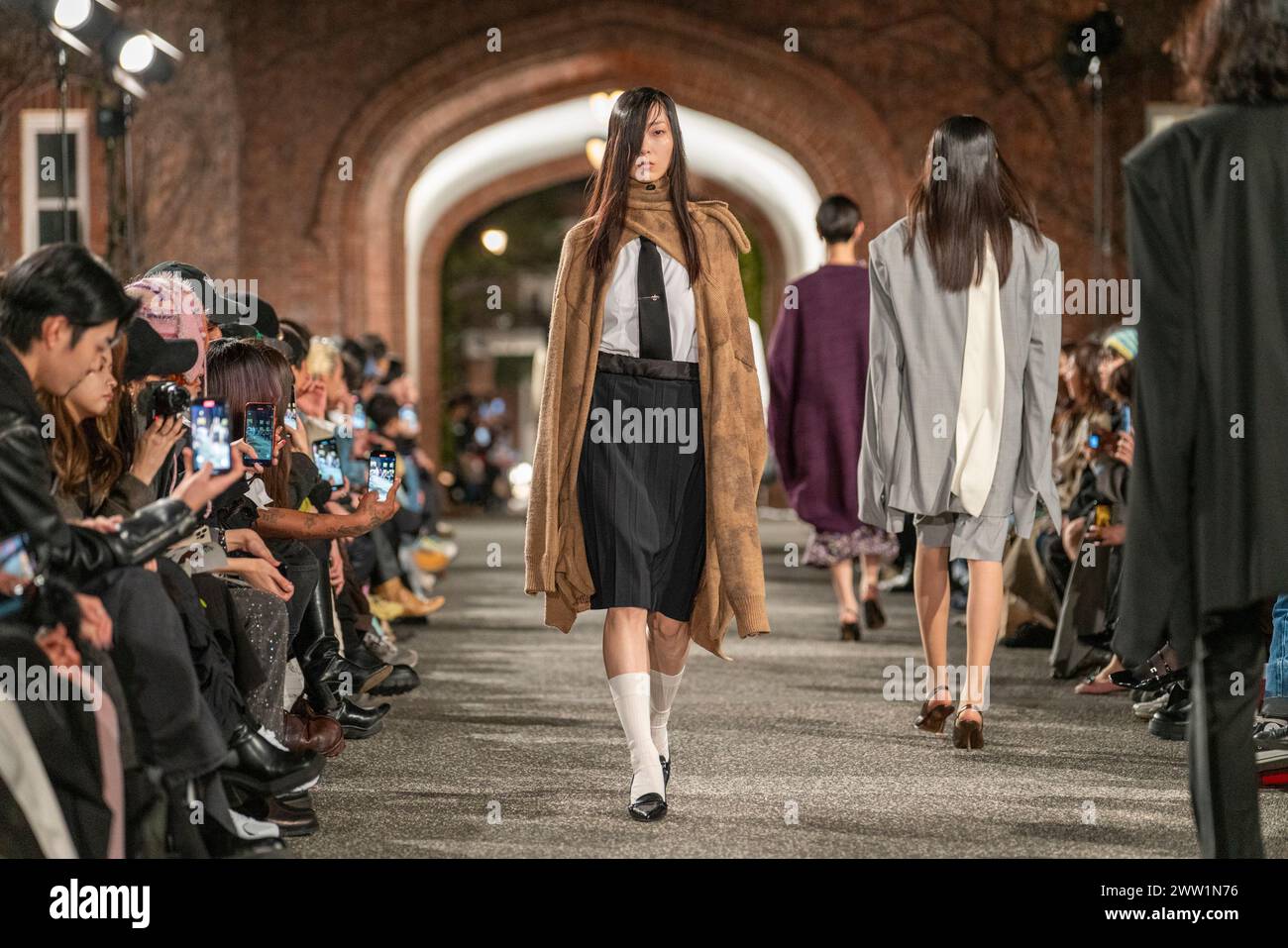 Tokyo, Japan. 17th Mar, 2024. Runway model, March 17, 2024 - Rakuten ...