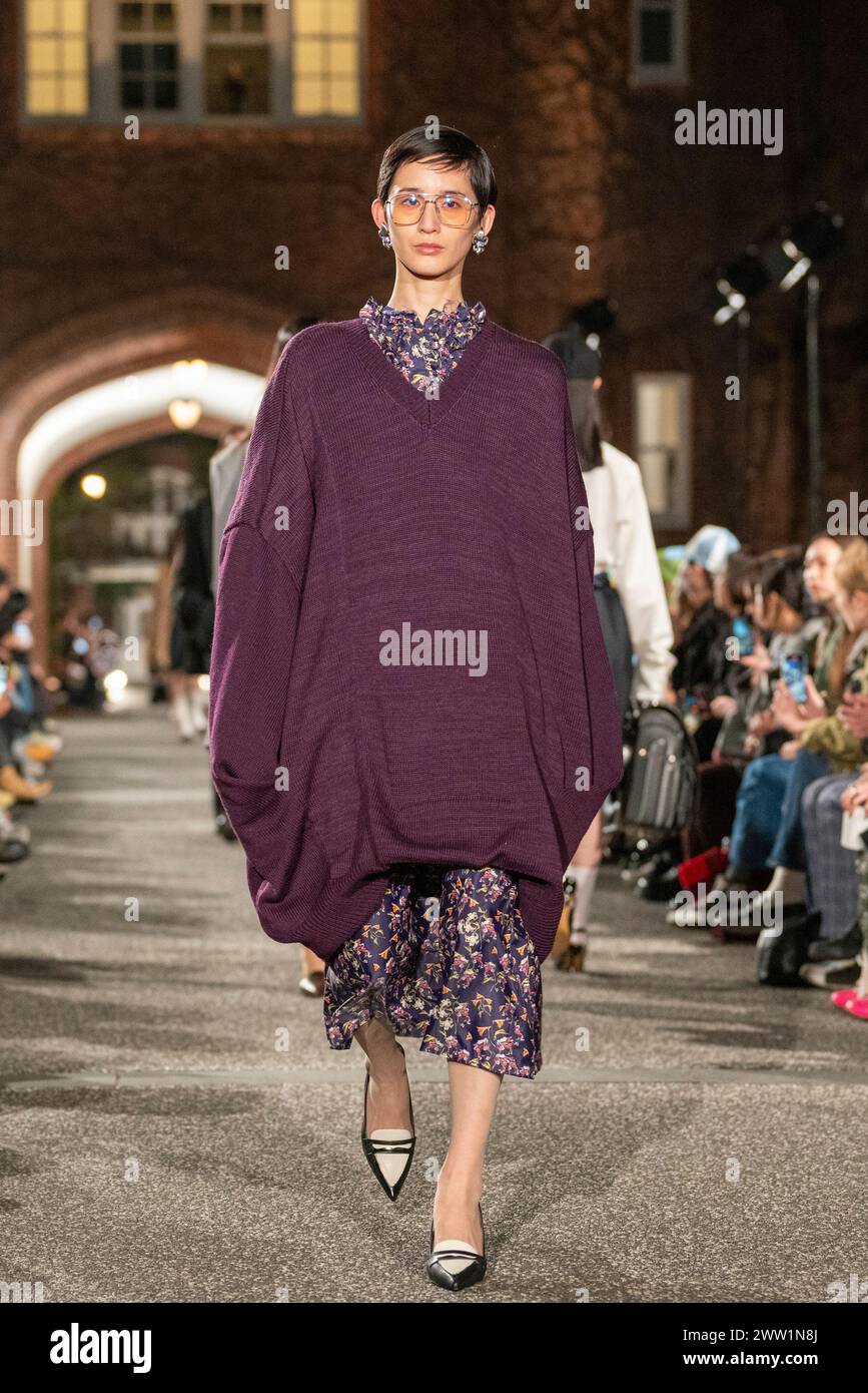 Tokyo, Japan. 17th Mar, 2024. Runway model, March 17, 2024 - Rakuten ...