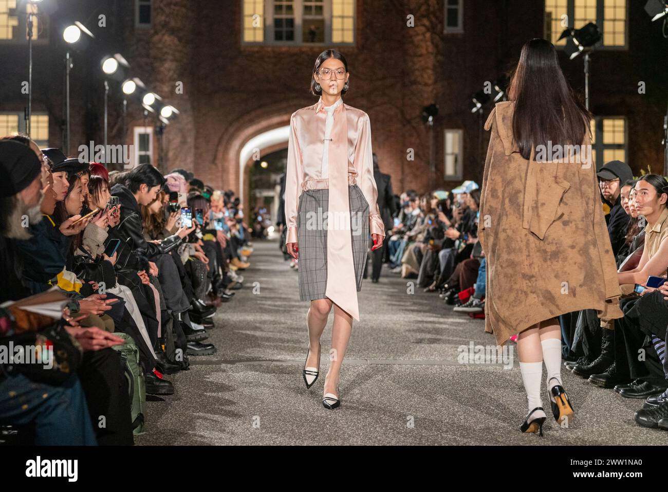 Tokyo, Japan. 17th Mar, 2024. Runway model, March 17, 2024 - Rakuten ...