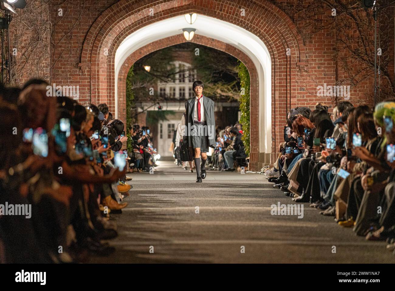 Tokyo, Japan. 17th Mar, 2024. Runway model, March 17, 2024 - Rakuten ...