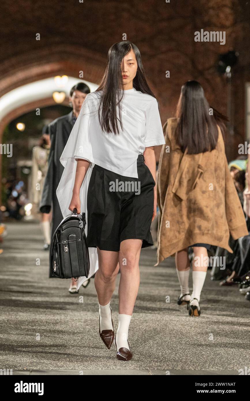 Tokyo, Japan. 17th Mar, 2024. Runway model, March 17, 2024 - Rakuten ...