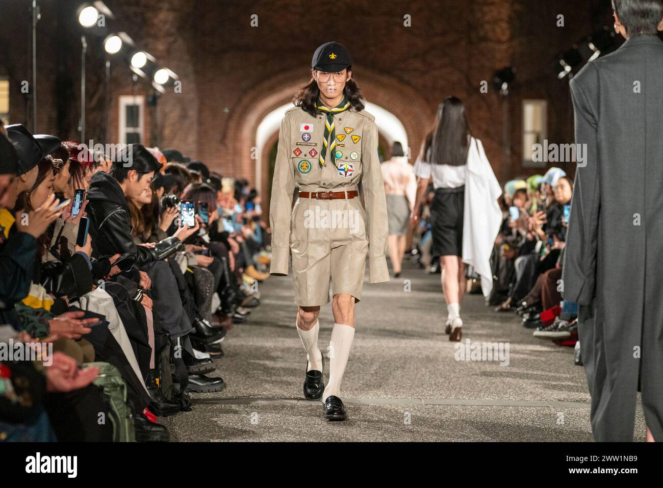 Tokyo, Japan. 17th Mar, 2024. Runway model, March 17, 2024 - Rakuten ...