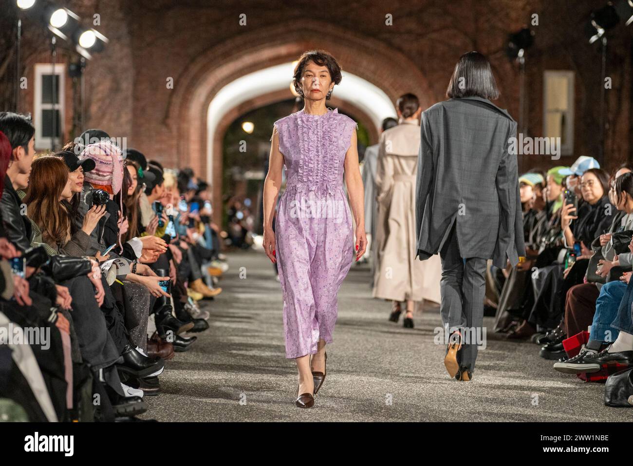 Tokyo, Japan. 17th Mar, 2024. Runway model, March 17, 2024 - Rakuten ...