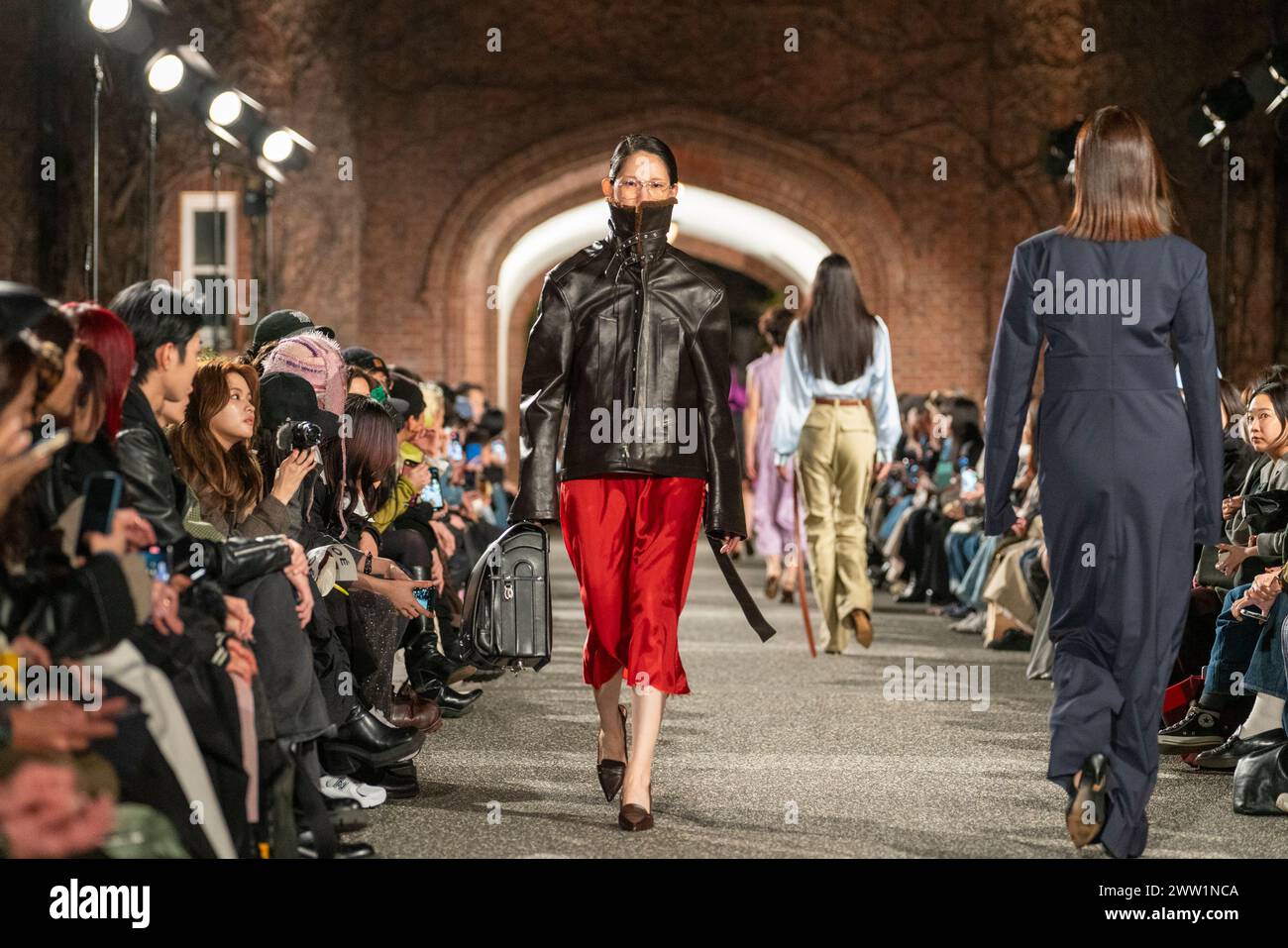 Tokyo, Japan. 17th Mar, 2024. Runway model, March 17, 2024 - Rakuten ...