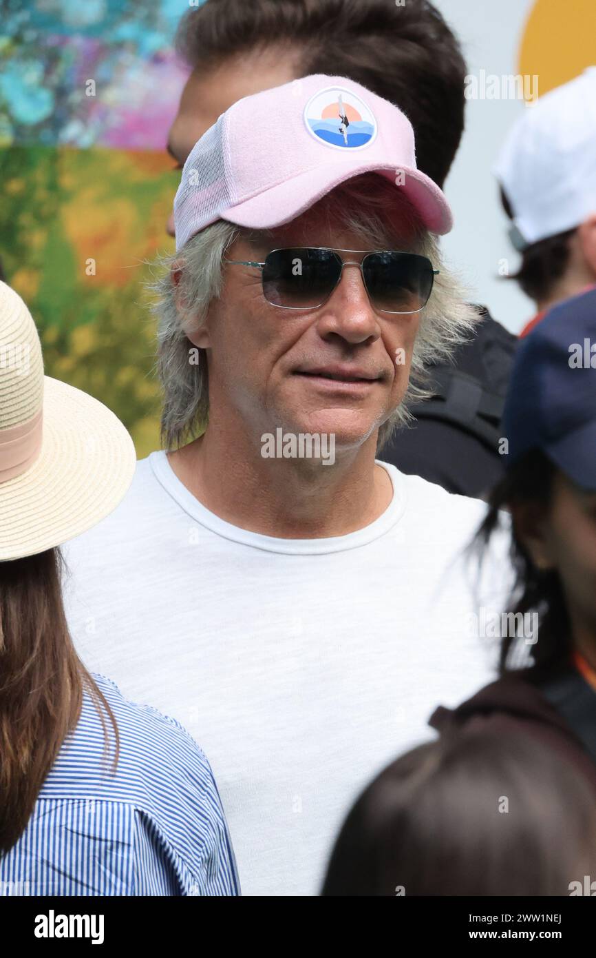 MIAMI GARDENS, FLORIDA - MARCH 20: Jon Bon Jovi is spotted on Day 5 of ...