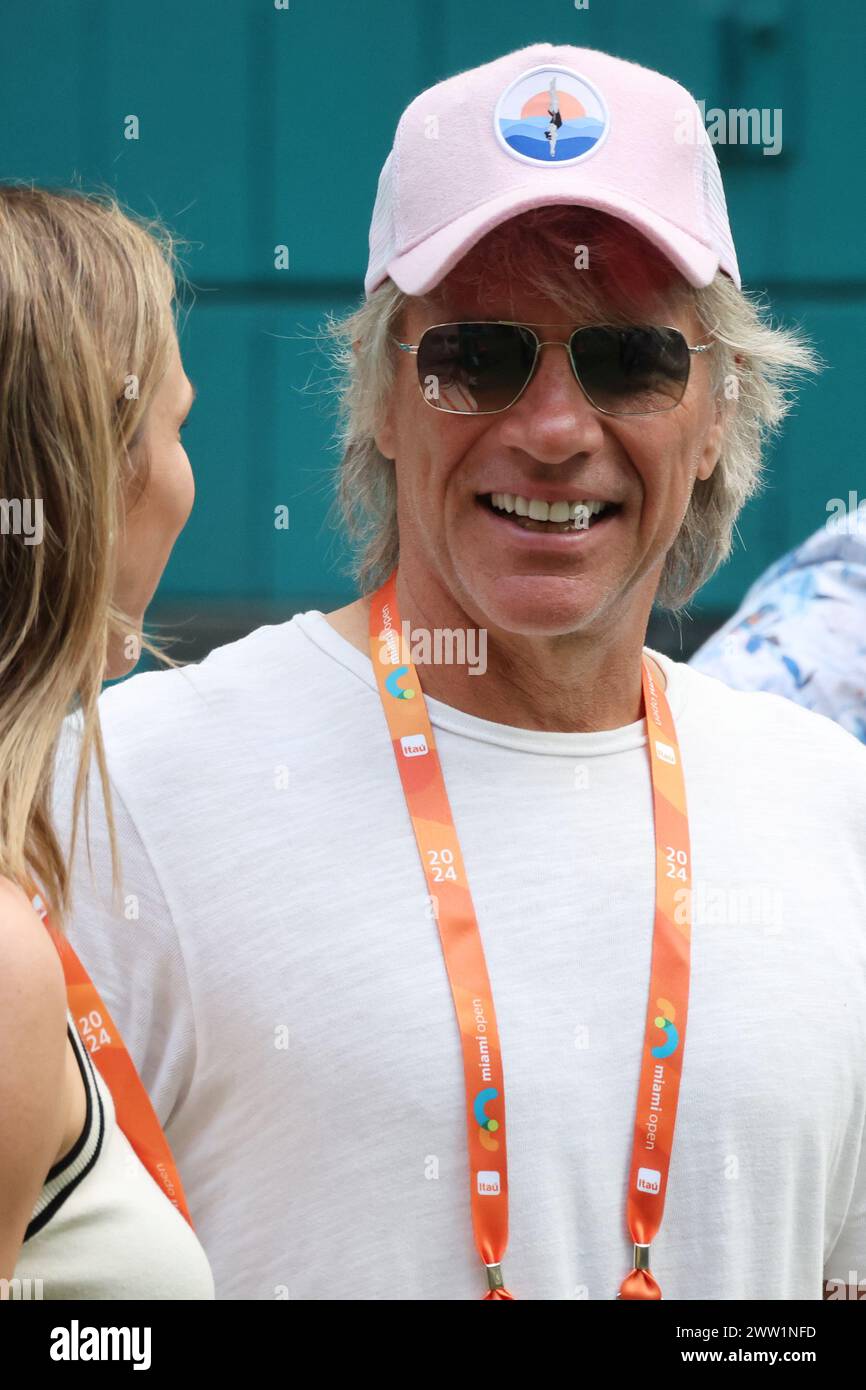 MIAMI GARDENS, FLORIDA - MARCH 20: Jon Bon Jovi is spotted on Day 5 of ...