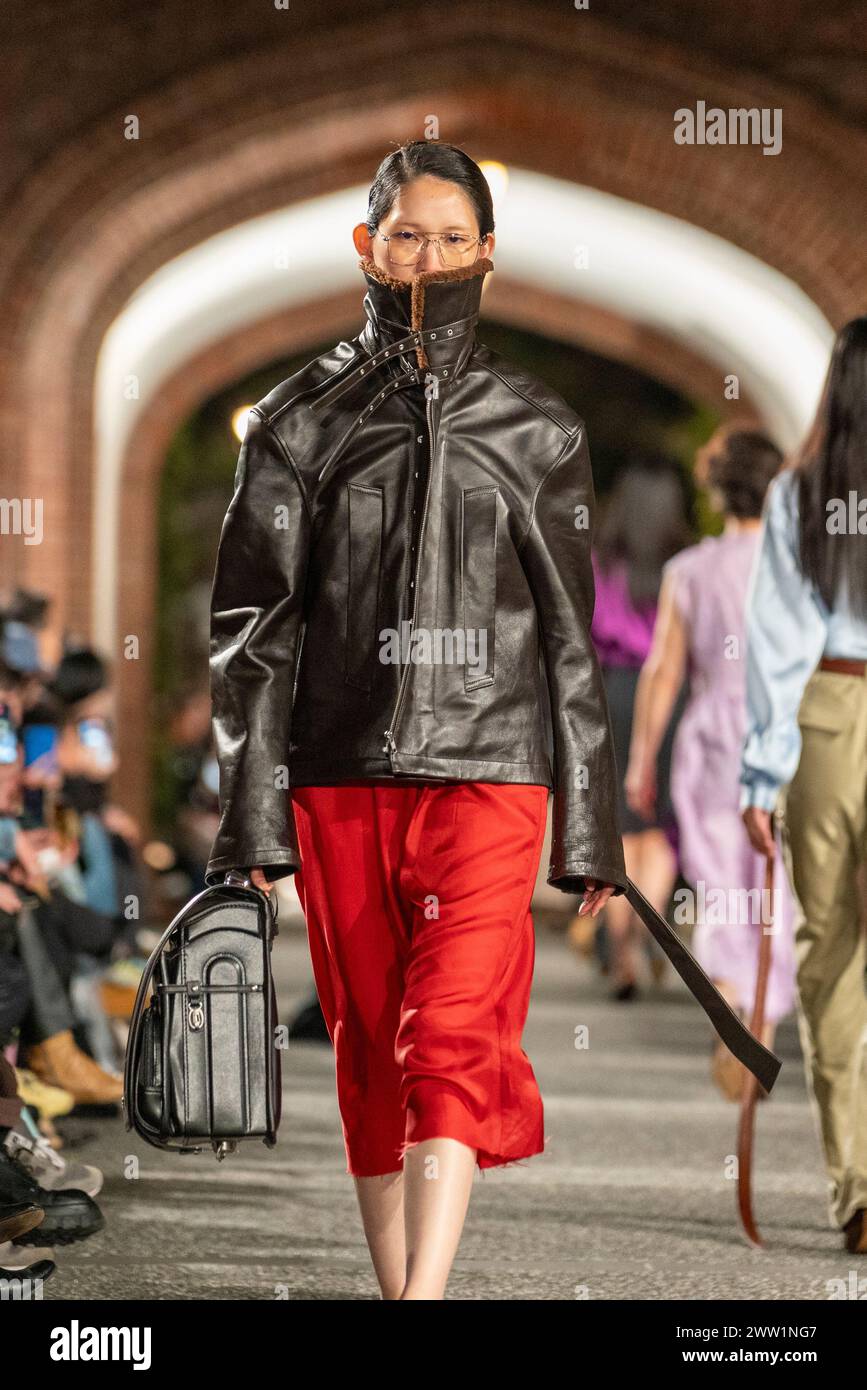 Tokyo, Japan. 17th Mar, 2024. Runway model, March 17, 2024 - Rakuten ...